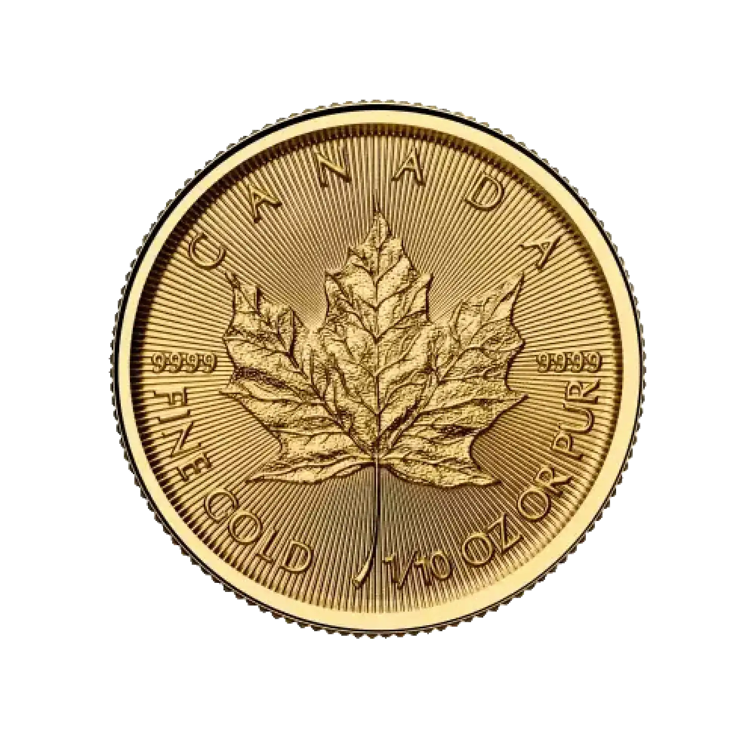 2026 1/10 oz Canadian Gold Maple Leaf | Royal Canadian Mint - Harbor ...